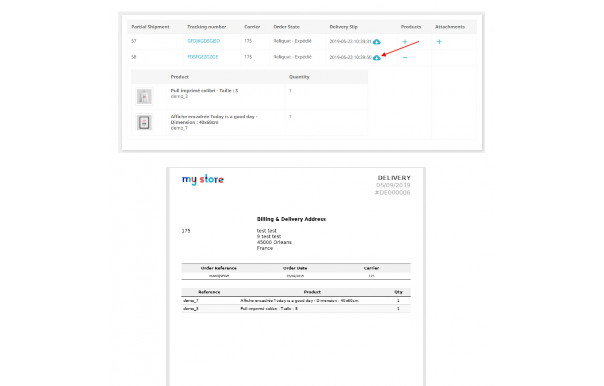 Prestashop Module : Advanced partial delivery