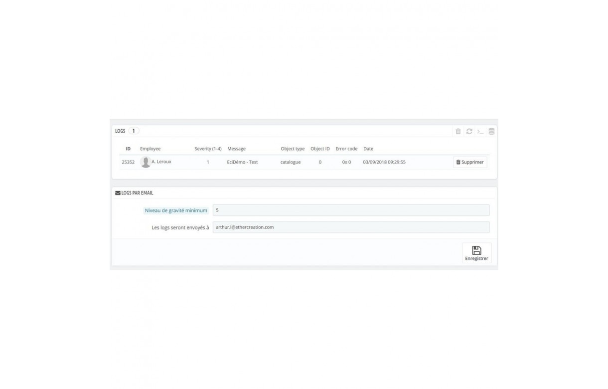 Connecteur SAGE Line 100 - Prestashop complet API