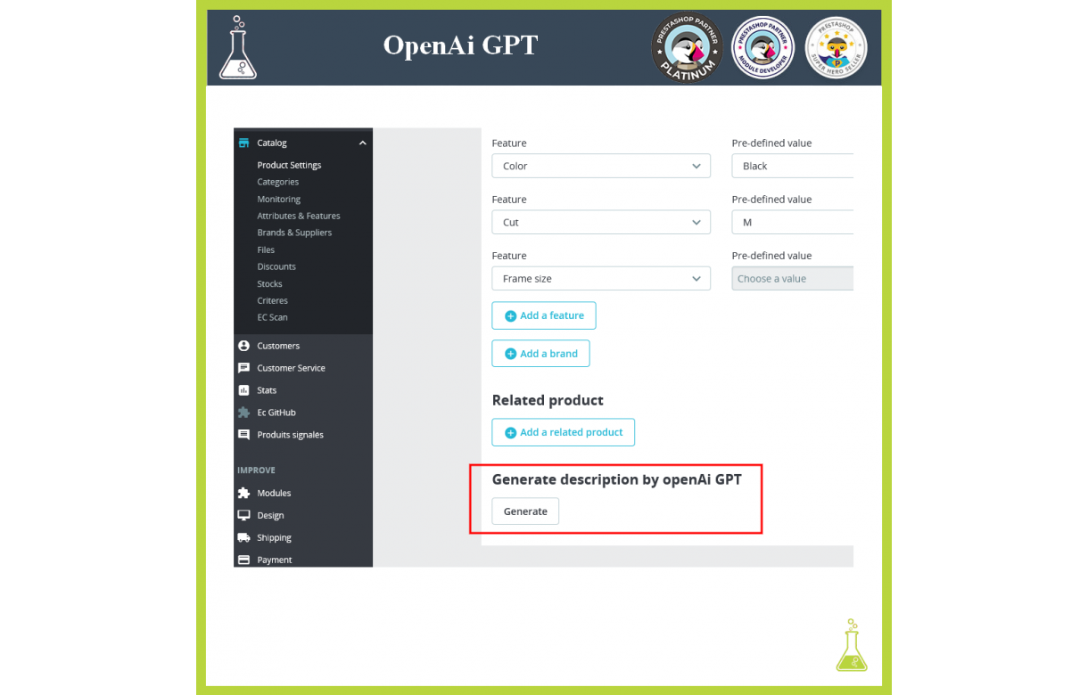 Générez vos descriptions avec OpenAI GPT 4