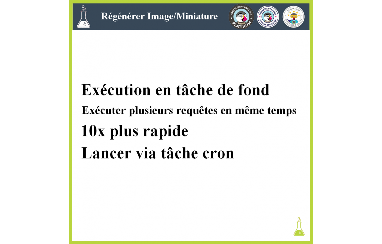Régénération Miniatures/Images Avancées ultra rapide en masse